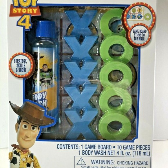 Pixar | Toys | Disney Pixar Toy Story 4 Kids Bath Tub Tic Tac Toe ...